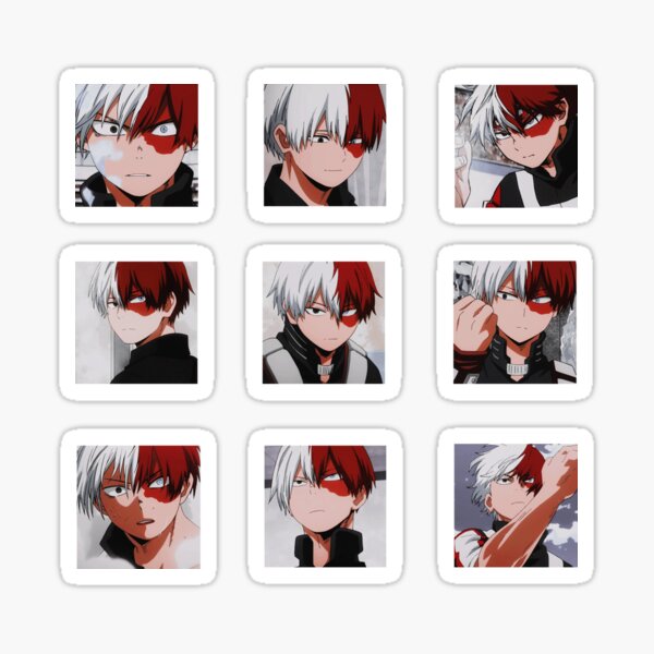 "My Hero Academia - Shoto Todoroki Pack " Sticker by MajesticStore ...