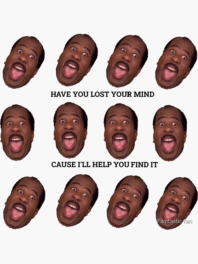 "ANGRY STANLEY THE OFFICE" Sticker for Sale by KOPALNANU | Redbubble