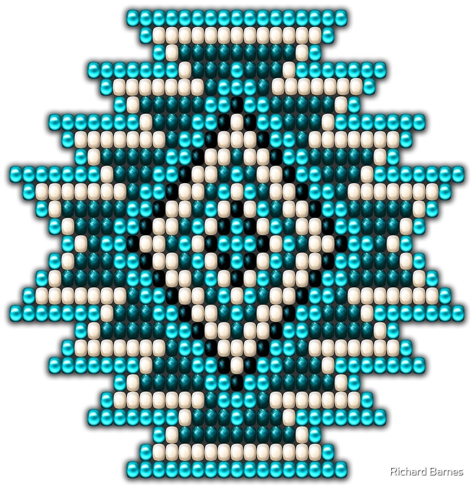 "Native Style Turquoise Sunburst" by Ricky Barnes | Redbubble