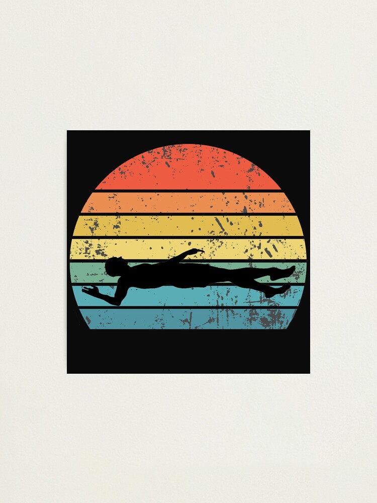 Lámina fotográfica «Natación olímpica para recuperar el gráfico de ...