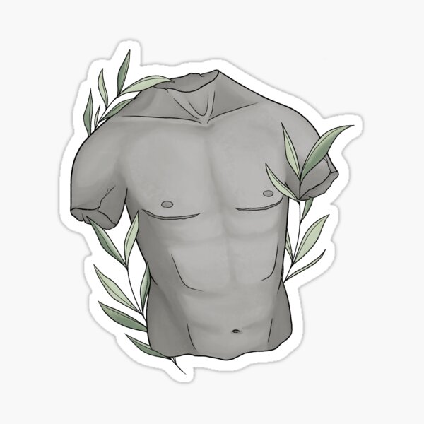 "Top Surgery Statue" Sticker for Sale by autumn-leave | Redbubble