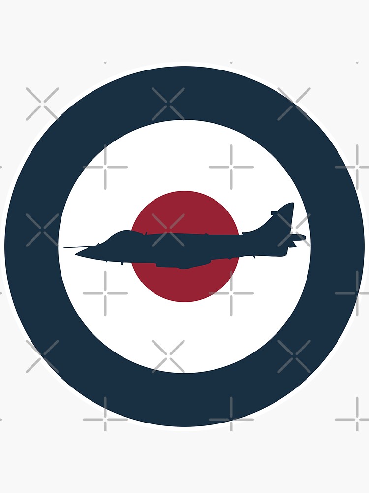 "Royal Navy Sea Harrier Patch" Sticker for Sale by StrongVlad | Redbubble
