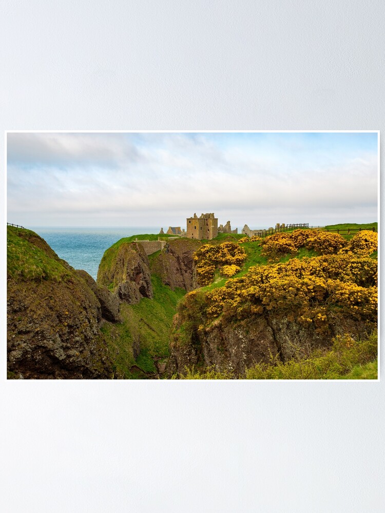 "Dunnottar Castle in Spring" Poster for Sale by bogha-frois | Redbubble
