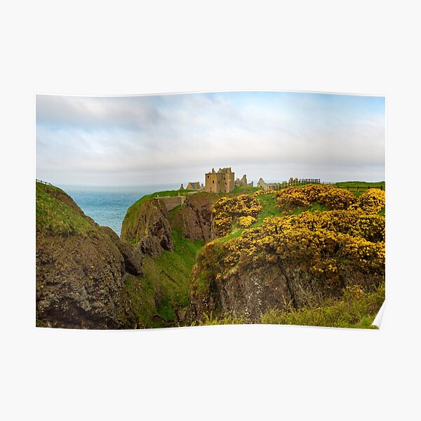 "Dunnottar Castle in Spring" Poster for Sale by bogha-frois | Redbubble