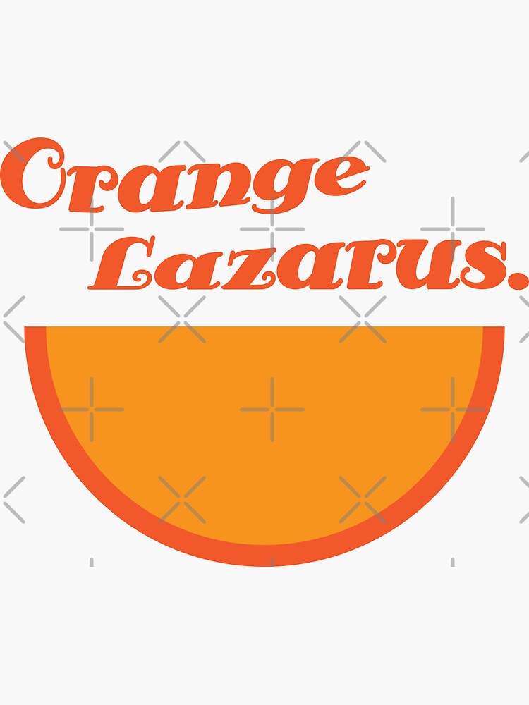 "Adventures of Pete & Pete - Orange Lazarus" Sticker for Sale by 90s ...