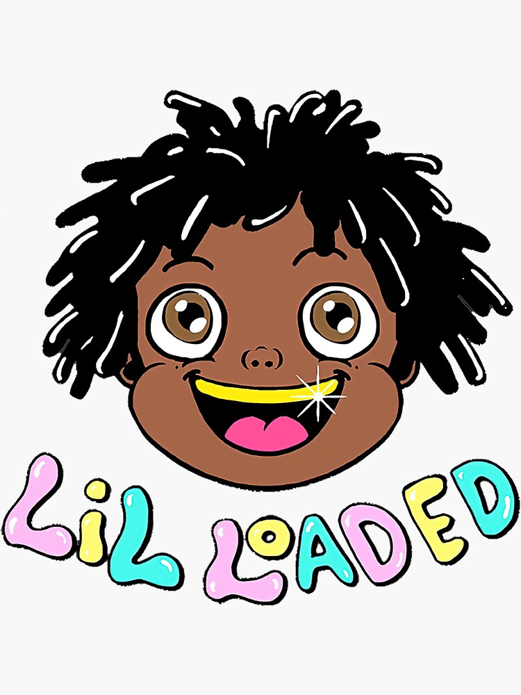 "lil loaded merch" Sticker for Sale by TimHarris68 | Redbubble