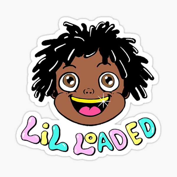 "lil loaded merch" Sticker for Sale by TimHarris68 | Redbubble