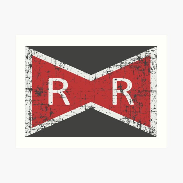 "Red Ribbon Army Logo vintage effect" Art Print for Sale by JiuJiuArts ...