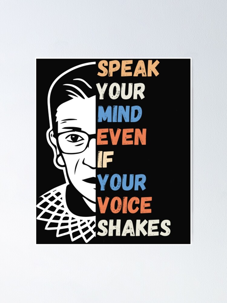 "Speak Your Mind Even If Your Voice Shak T-ShirtSpeak Your Mind Even If ...