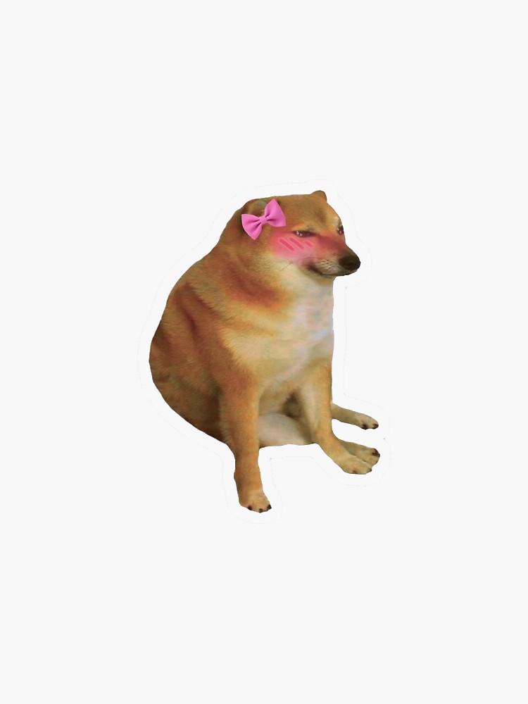 "Chems Dog Girl" Sticker for Sale by Sastu | Redbubble