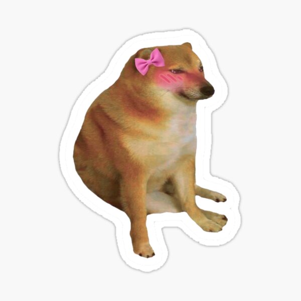 "Chems Dog Girl" Sticker for Sale by Sastu | Redbubble