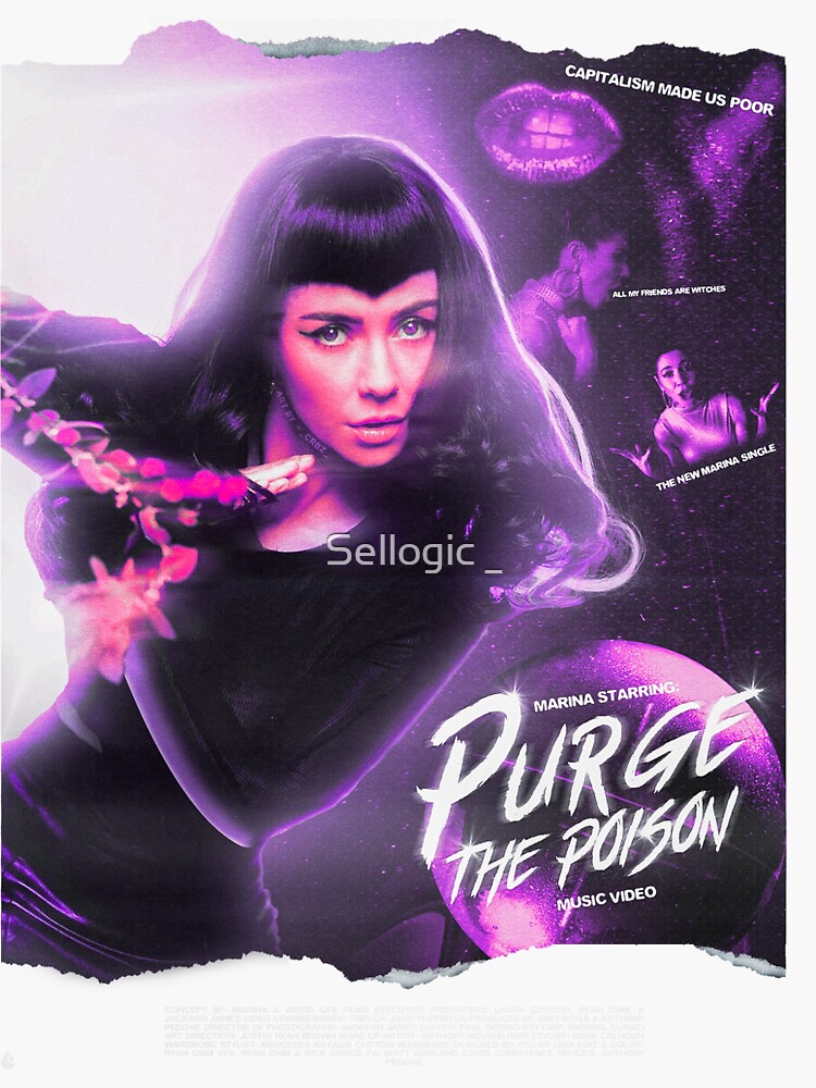 "Purge The Poison" Sticker by CRBZ | Redbubble
