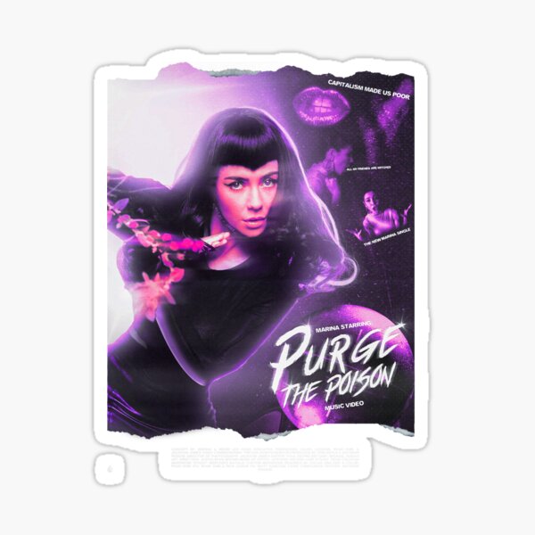 "Purge The Poison" Sticker by CRBZ | Redbubble
