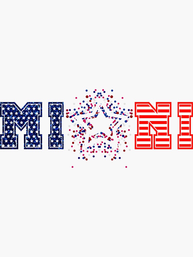 "American Mini" Sticker for Sale by Dutlu | Redbubble