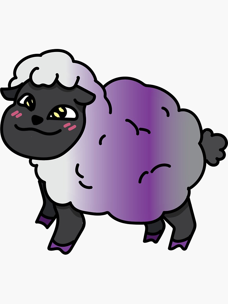 "Pride sheep demi" Sticker for Sale by emcartt | Redbubble