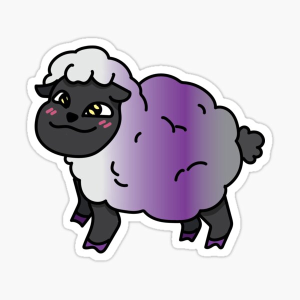 "Pride sheep demi" Sticker for Sale by emcartt | Redbubble