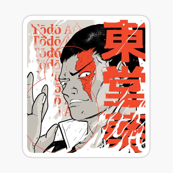 "Todo Aoi - Jujutsu Kaisen" Sticker by Fchrl | Redbubble