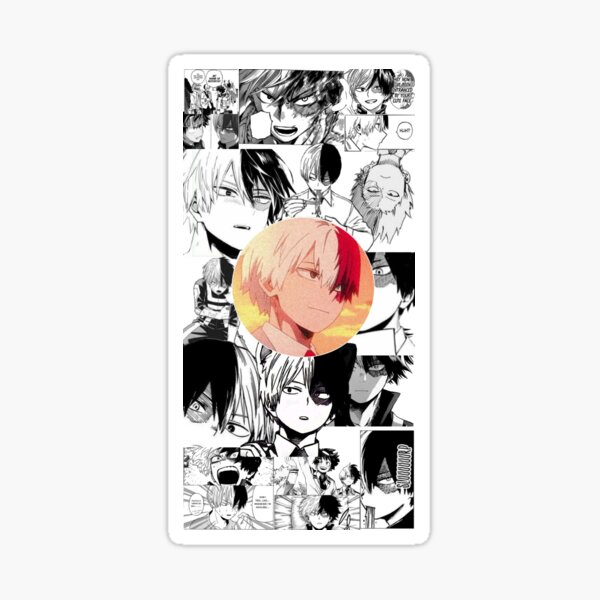 "Todoroki MHA" Sticker for Sale by TanThakur | Redbubble