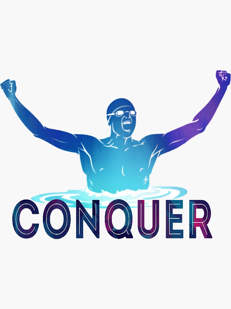 "Conquer" Sticker by Pooja-Alva | Redbubble