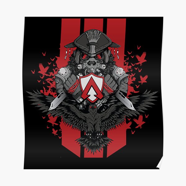 "Bloodhound Apex Legends flag" Poster by ToxicMonkeys09 | Redbubble
