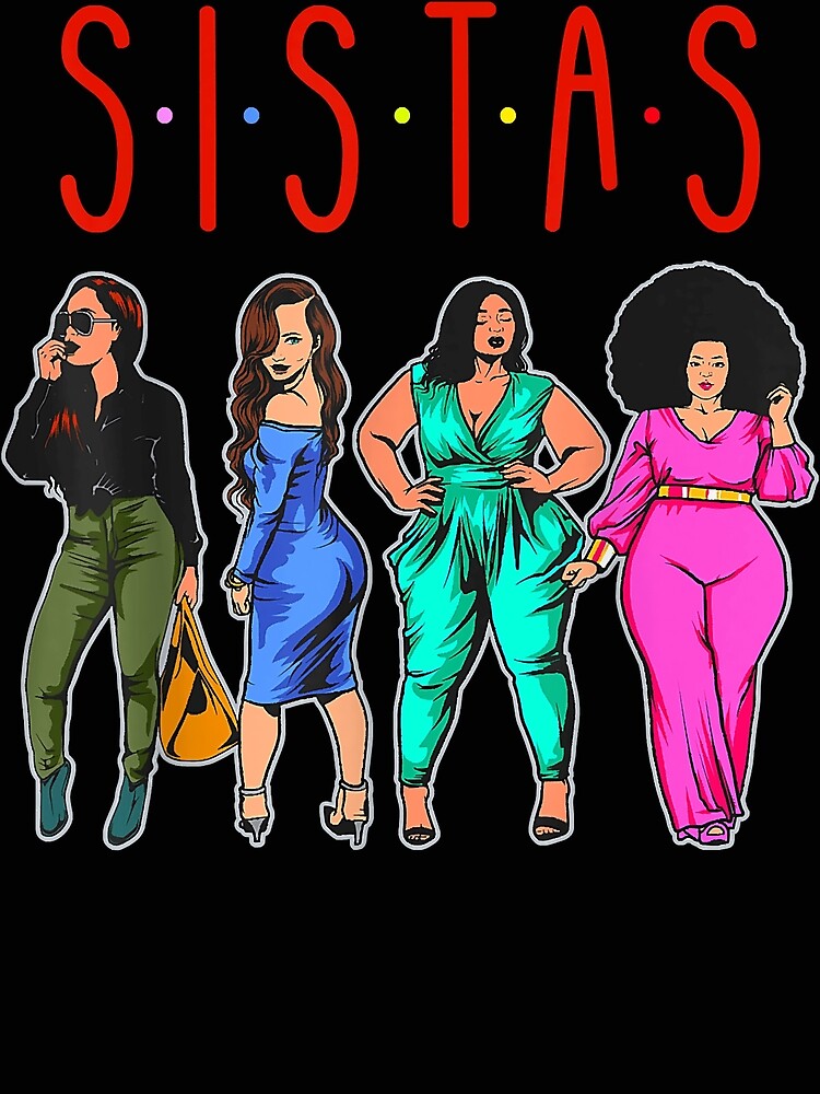 Lámina fotográfica «Sistas Cute Black Women Sista Sister Melanin ...