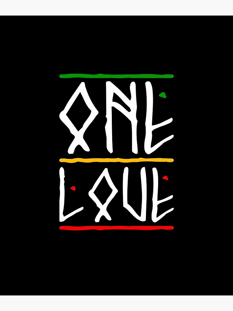 "One Love Rasta Colors Reggae" Poster for Sale by rastauniversity ...