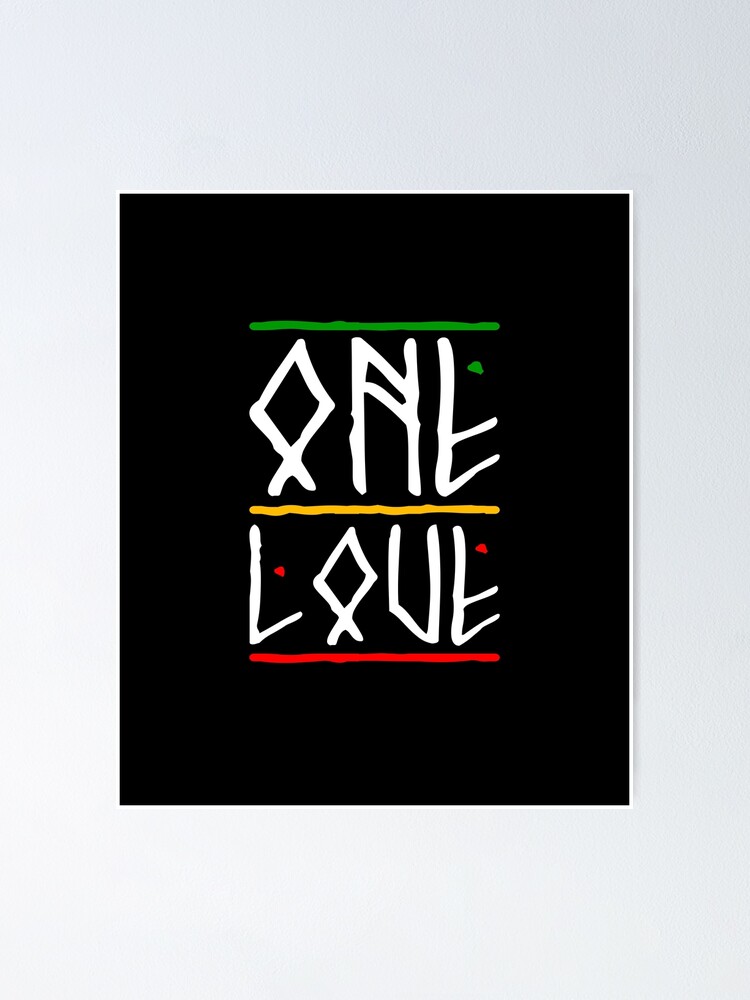 "One Love Rasta Colors Reggae" Poster for Sale by rastauniversity ...