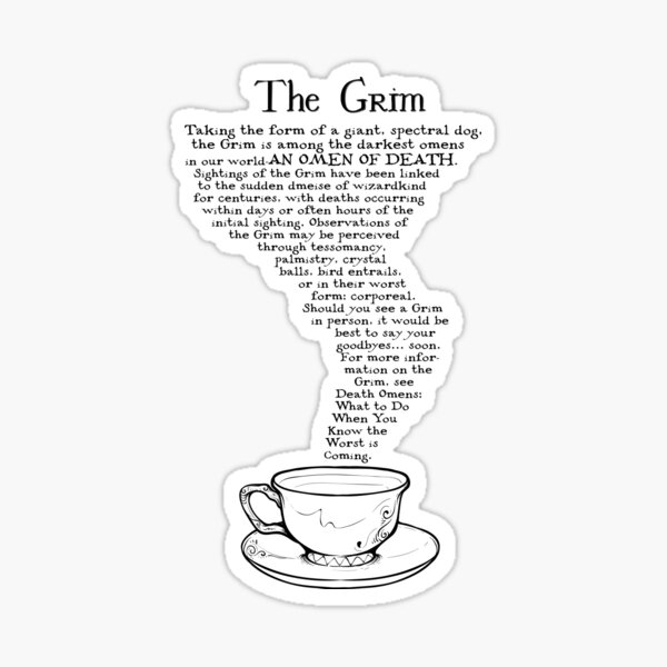 "The Grim" Sticker for Sale by signalfanlab | Redbubble