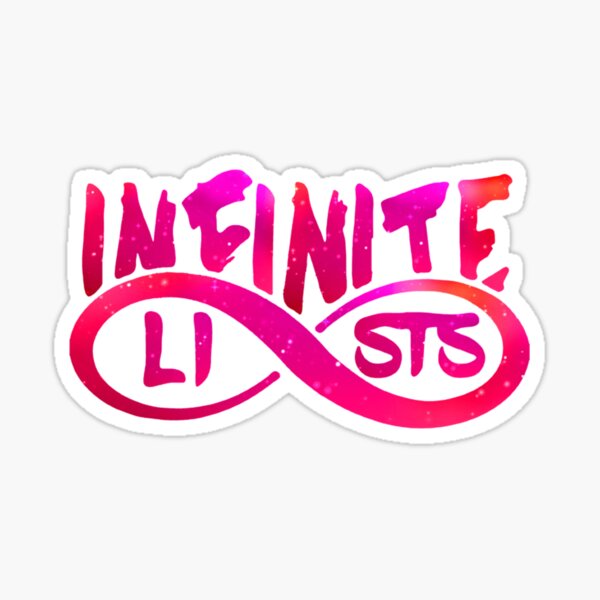 "infinite lists pink galaxy infinite pink infinite lists merch infinite ...