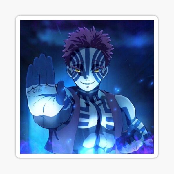 "Akaza Demon Slayer " Sticker by Illum | Redbubble