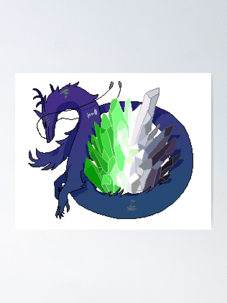 "Aromantic Flag LGBT Pride Dragon" Poster for Sale by OceanicScribble ...