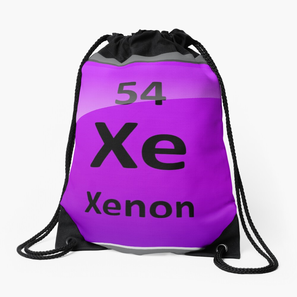 "Xenon Periodic Table Element Symbol" Sticker for Sale by sciencenotes ...