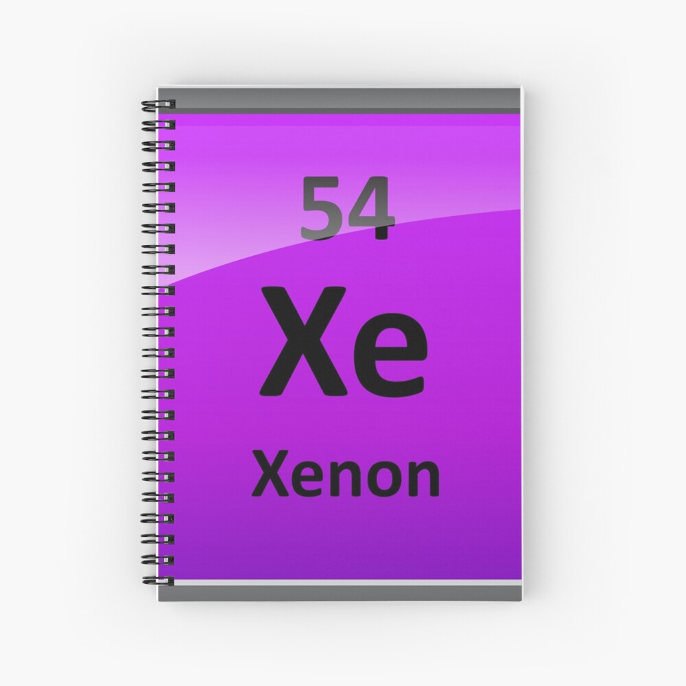 "Xenon Periodic Table Element Symbol" Sticker for Sale by sciencenotes ...