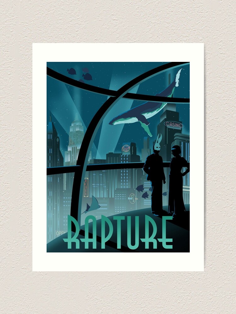 "Bioshock Rapture Poster (no border)" Art Print for Sale by gruntcooker ...