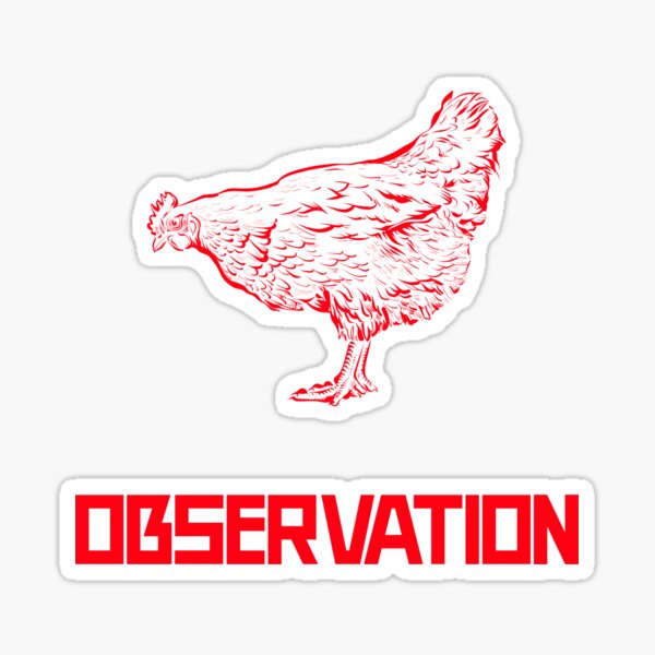 "Observation" Sticker for Sale by LostSatellite | Redbubble