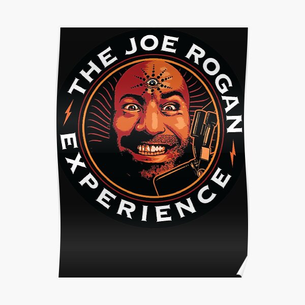 "JRE Joe Rogan Experience Podcast Logo Classic" Poster for Sale by ...