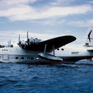 "Short Sandringham Flying Boat on the River Thames, VH-BRC" Poster for ...