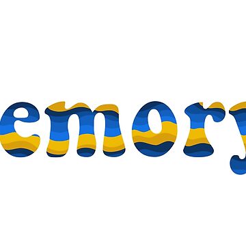 "Emory " Sticker for Sale by maddiesiegel | Redbubble