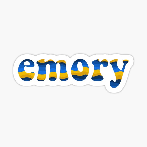 "Emory " Sticker for Sale by maddiesiegel | Redbubble