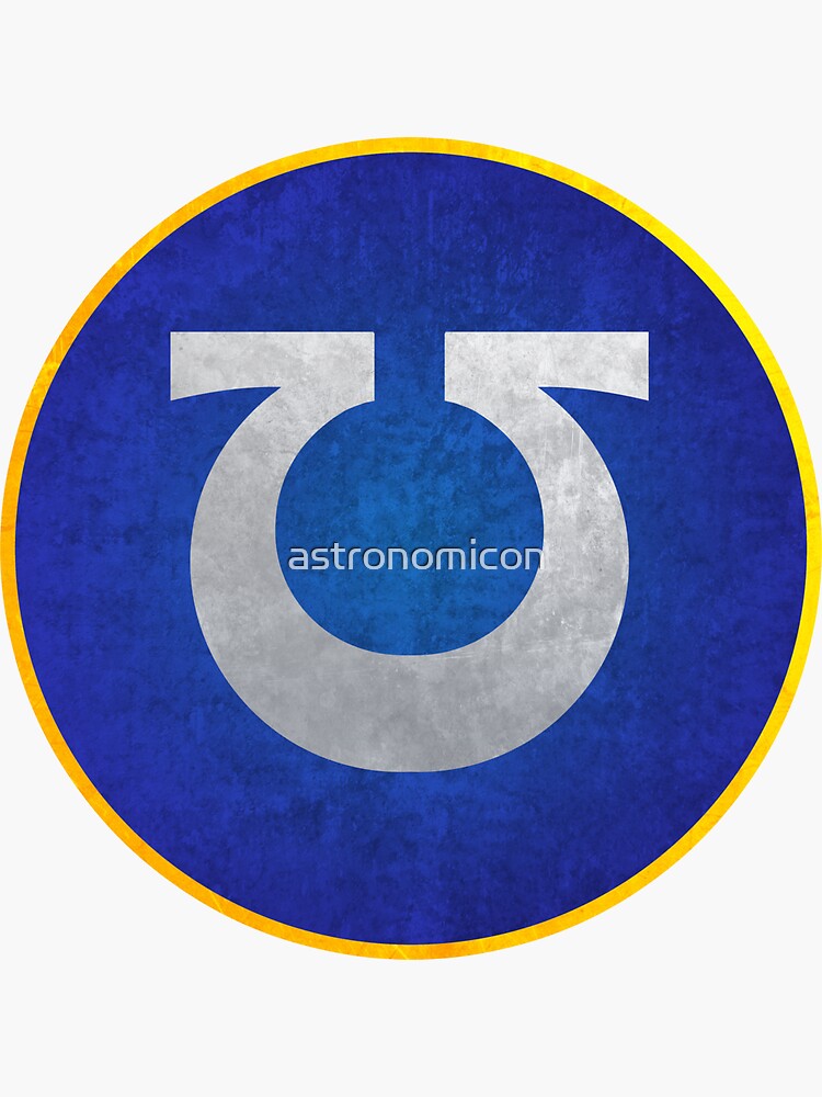 "Ultramarines" Sticker for Sale by astronomicon | Redbubble