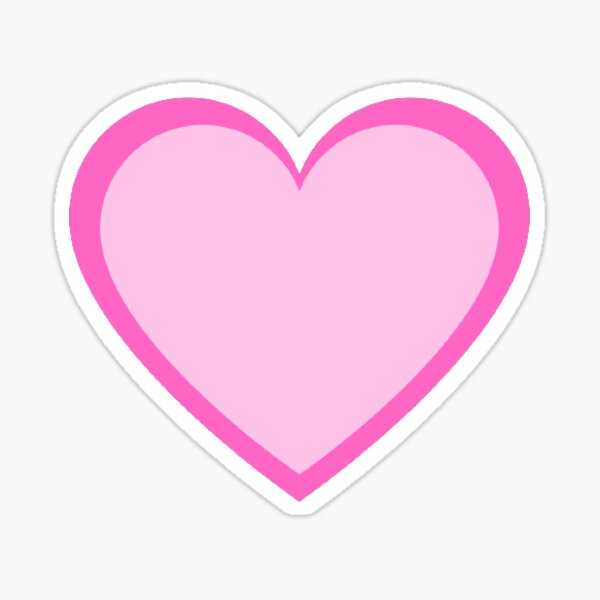 "y2k pink heart" Sticker for Sale by nayeliplata | Redbubble