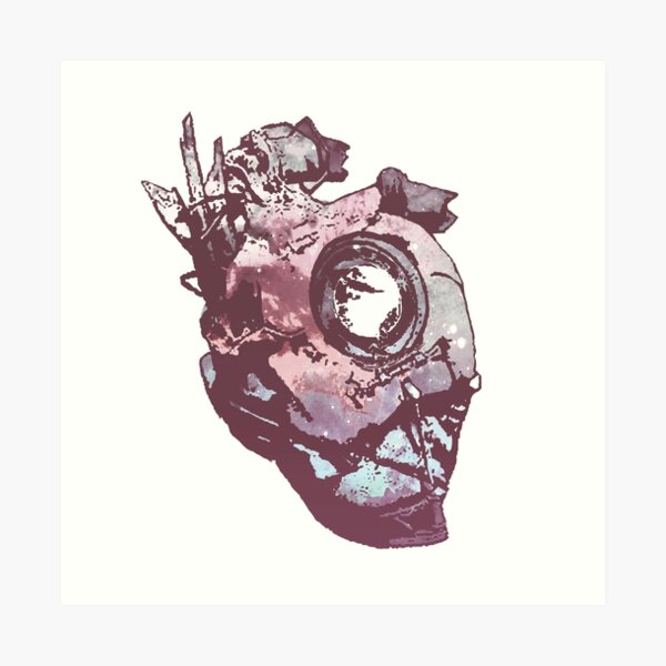 "Dishonored - The Heart" Art Print for Sale by planetmachine | Redbubble