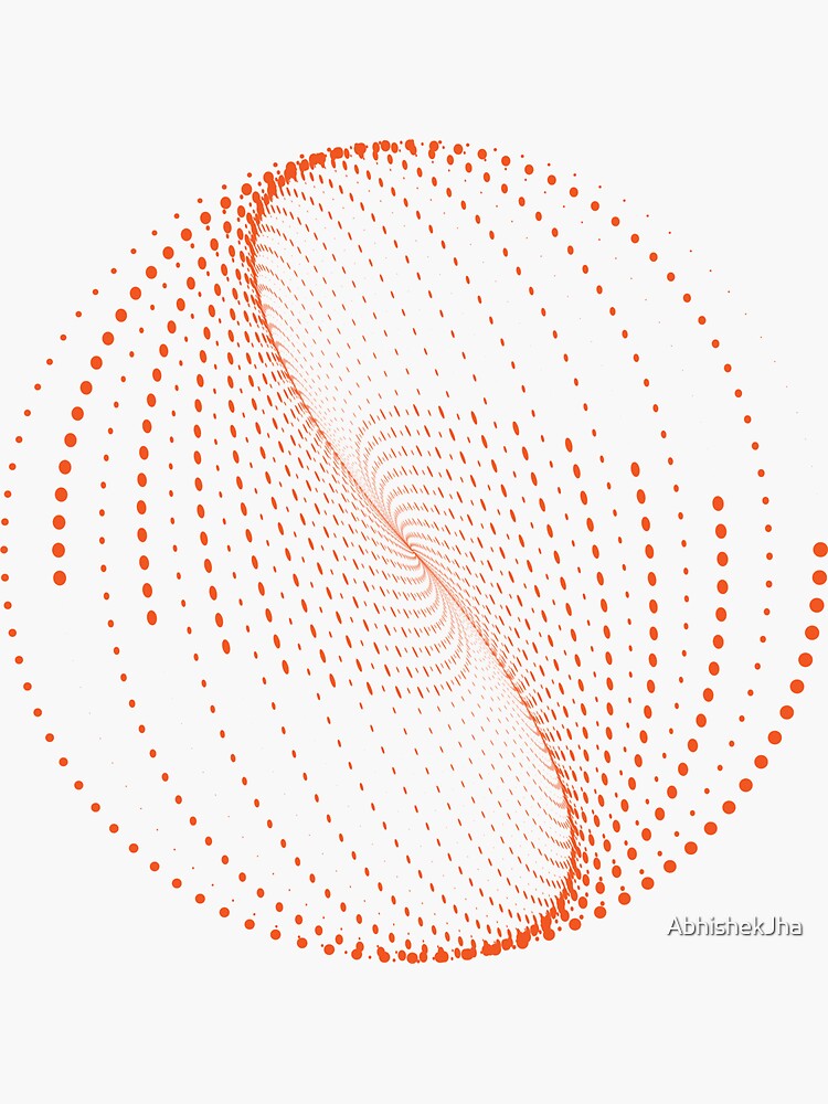 "Circular Pattern - Orange oracle" Sticker for Sale by AbhishekJha ...