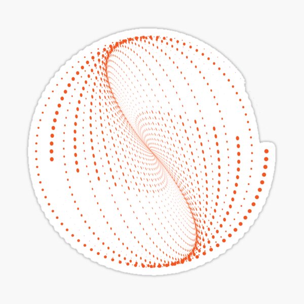 "Circular Pattern - Orange oracle" Sticker for Sale by AbhishekJha ...