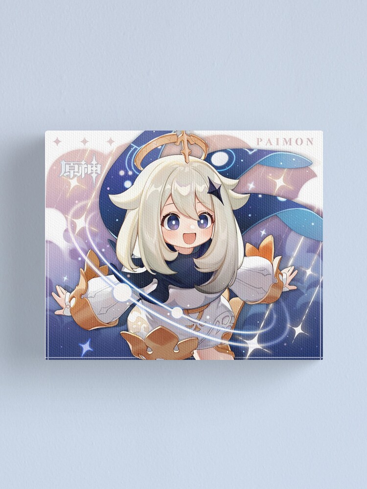 "Genshin Impact - Paimon Official Birthday Artwork 2021" Canvas Print ...