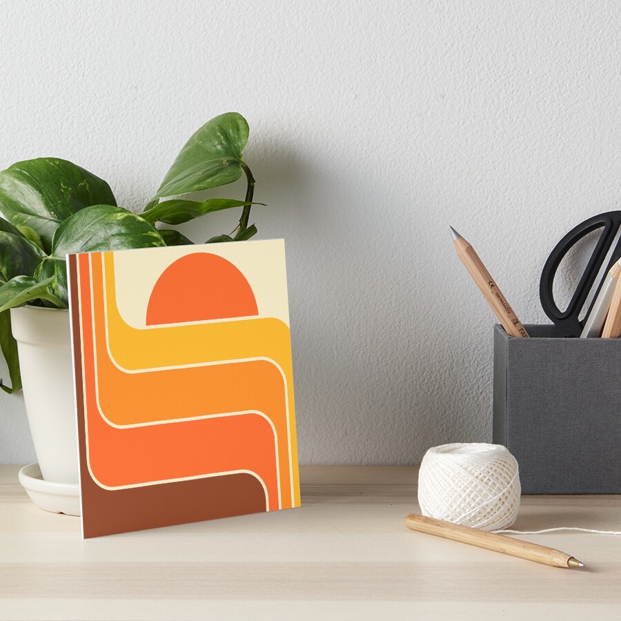 "Retro Geometric Sun Design 656" Poster for Sale by tonymagnerart ...