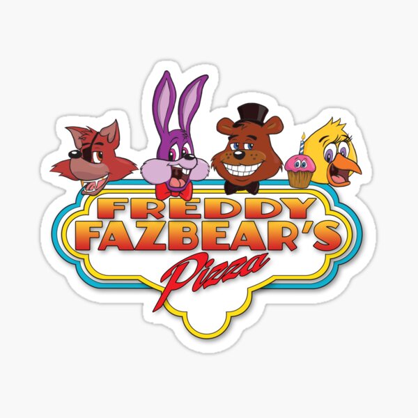 "1990's Retro Freddy Fazbear's Pizza Logo" Sticker for Sale by ...