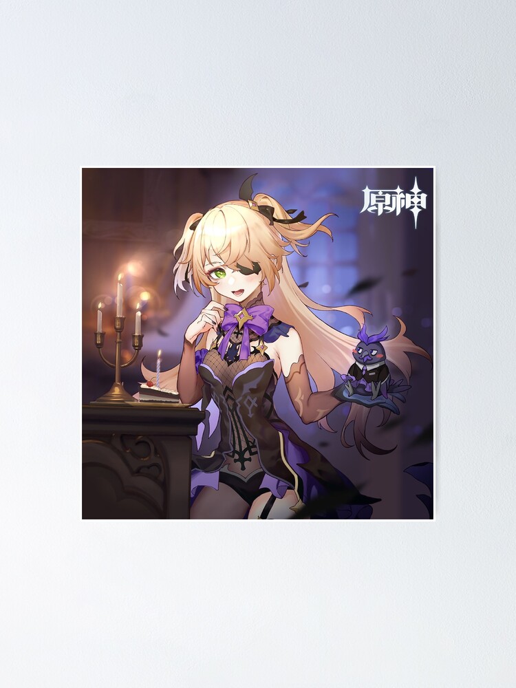 "Genshin Impact - Fischl Official Birthday Artwork 2021" Poster by ...