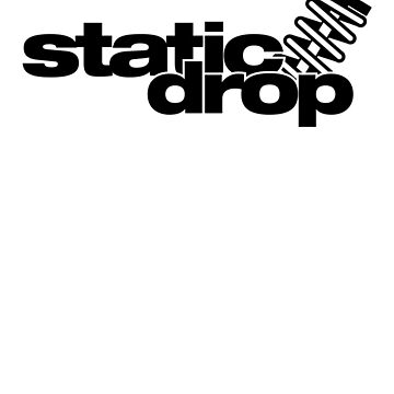 "Static drop (3)" Sticker for Sale by PlanDesigner | Redbubble