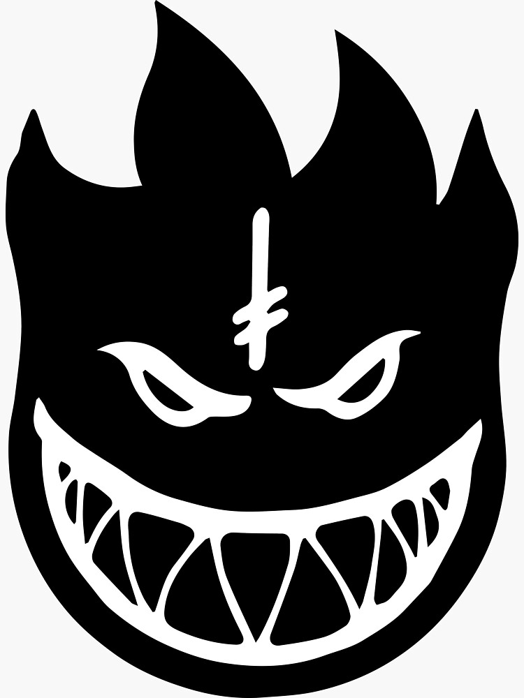"FIRE FACE" Sticker for Sale by xander666 | Redbubble